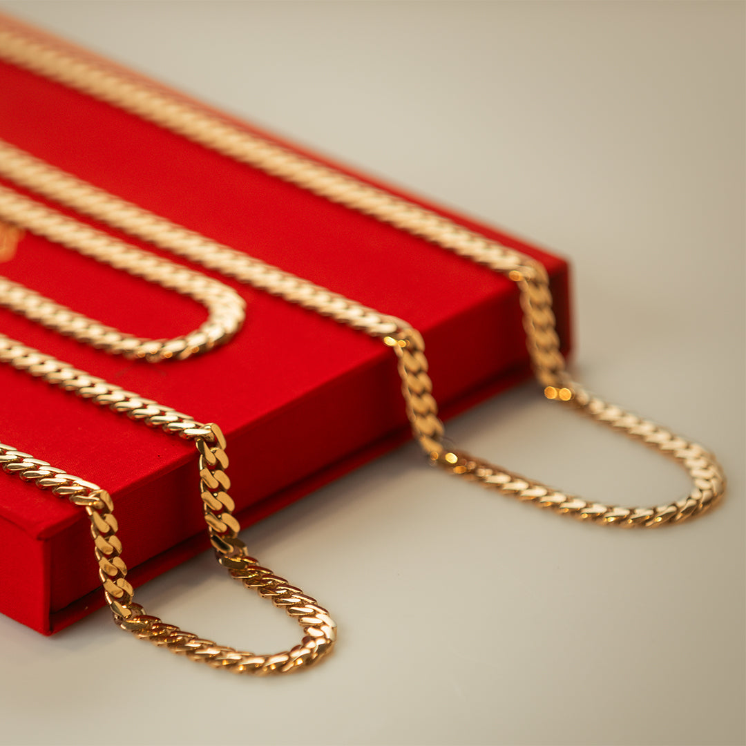 Monaco link 14k gold 7mm – Joyerias El Ruby